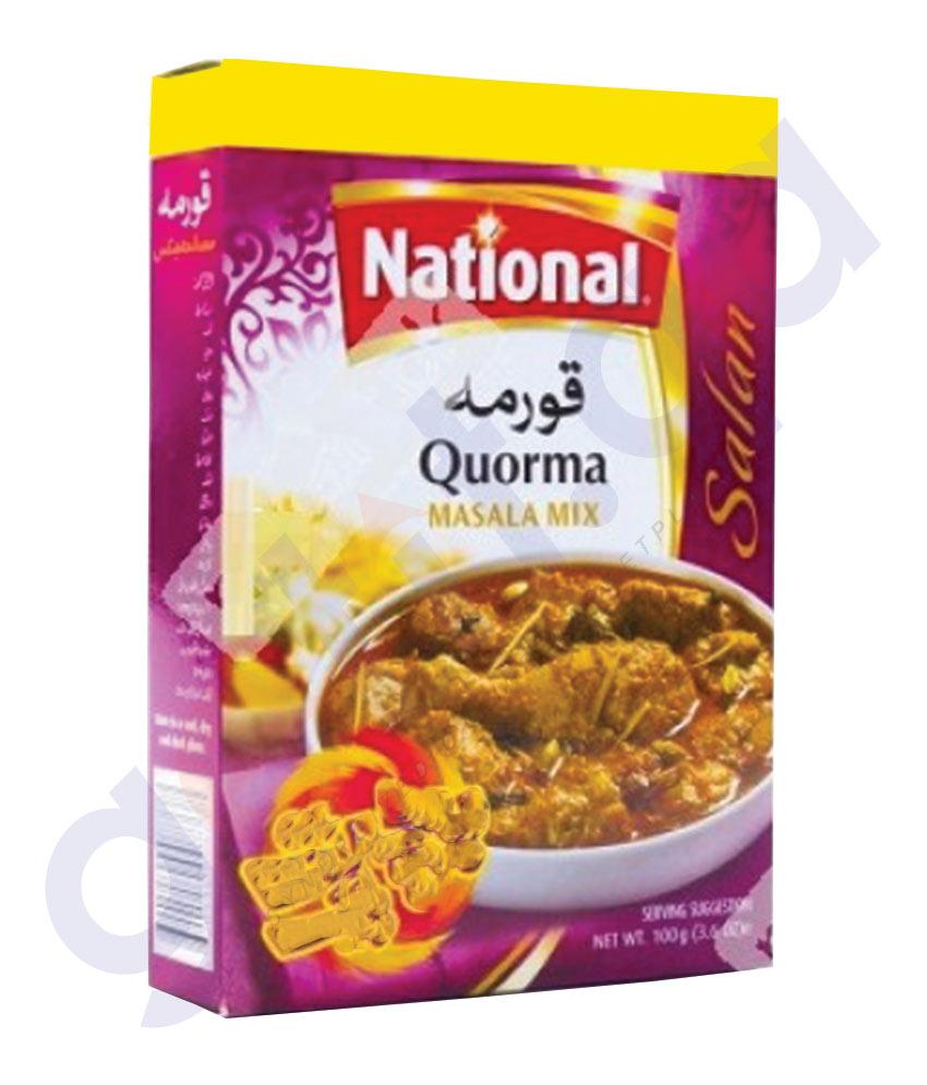 NATIONAL QUORMA MASALA 100GM – rayconglobal45168464.com